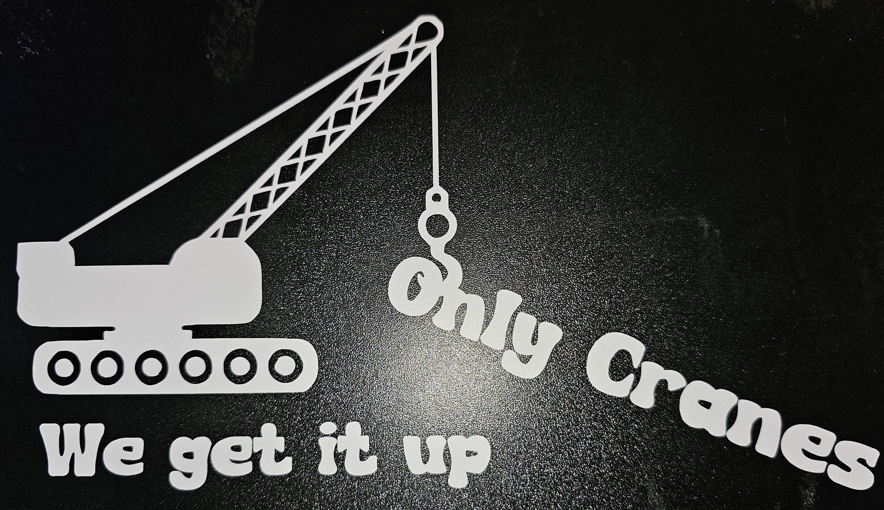Only Cranes Vinyl Decal - Etsy