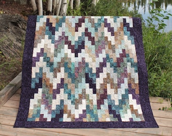Good Vibrations Quilt PATTERN by Patti's Patchwork Features Stonehenge Gradations Ombre Multiple ...