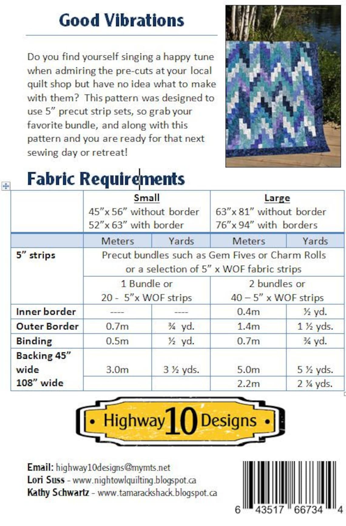 Good Vibrations - PDF Quilt Pattern - Etsy