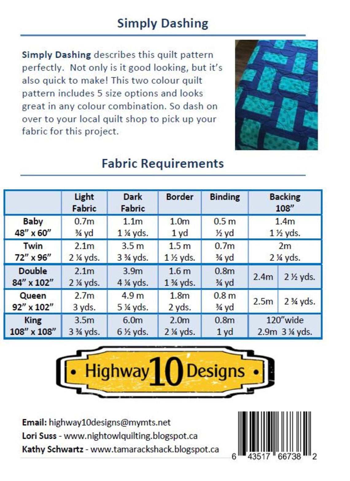 Simply Dashing PDF Quilt Pattern | Etsy Canada