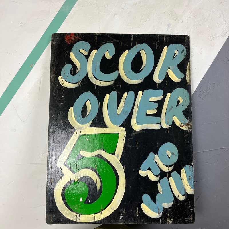 Vintage Fairground Signs - Etsy UK