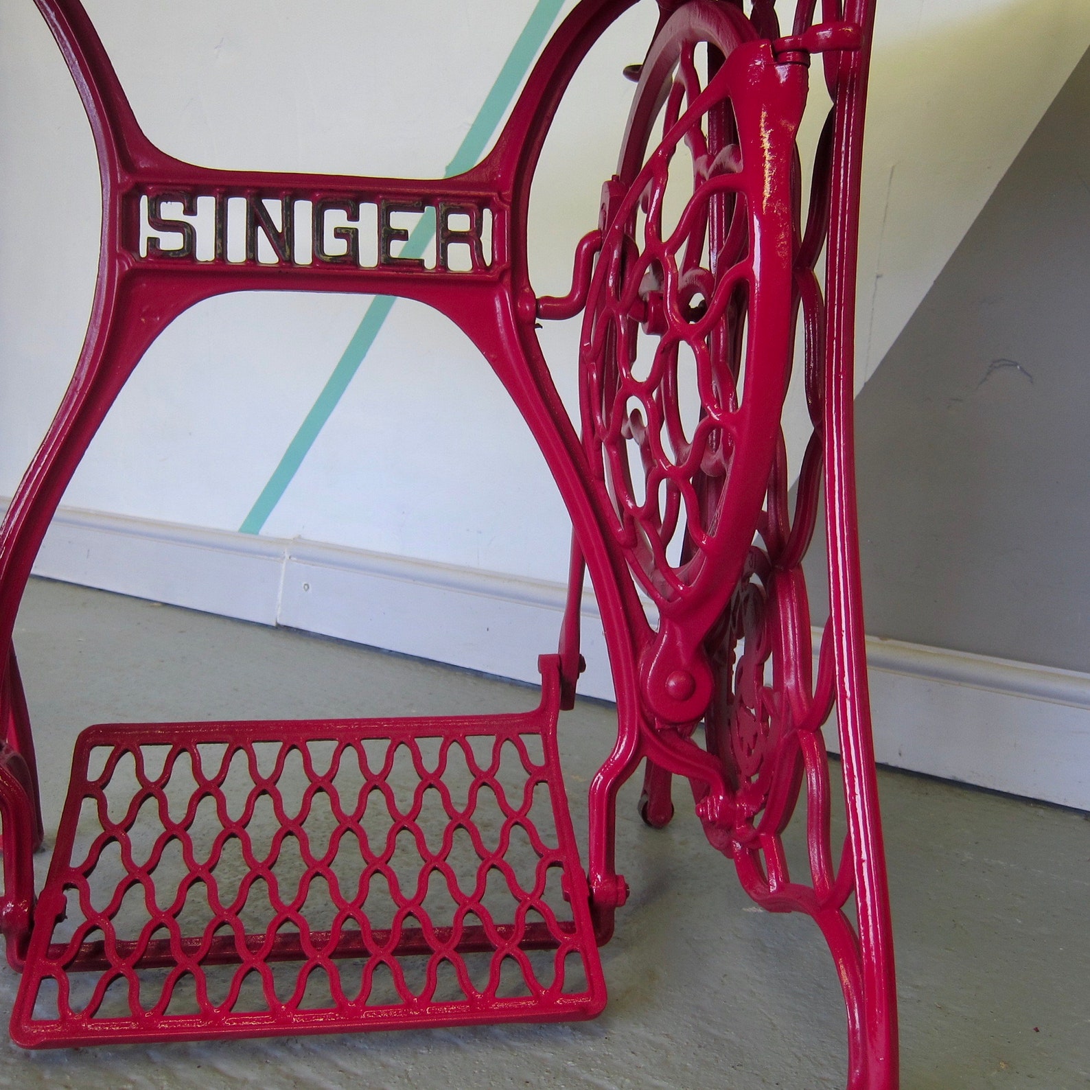 Pink Singer Table Industrial Pine Scaffold Sideboard Desk - Etsy UK