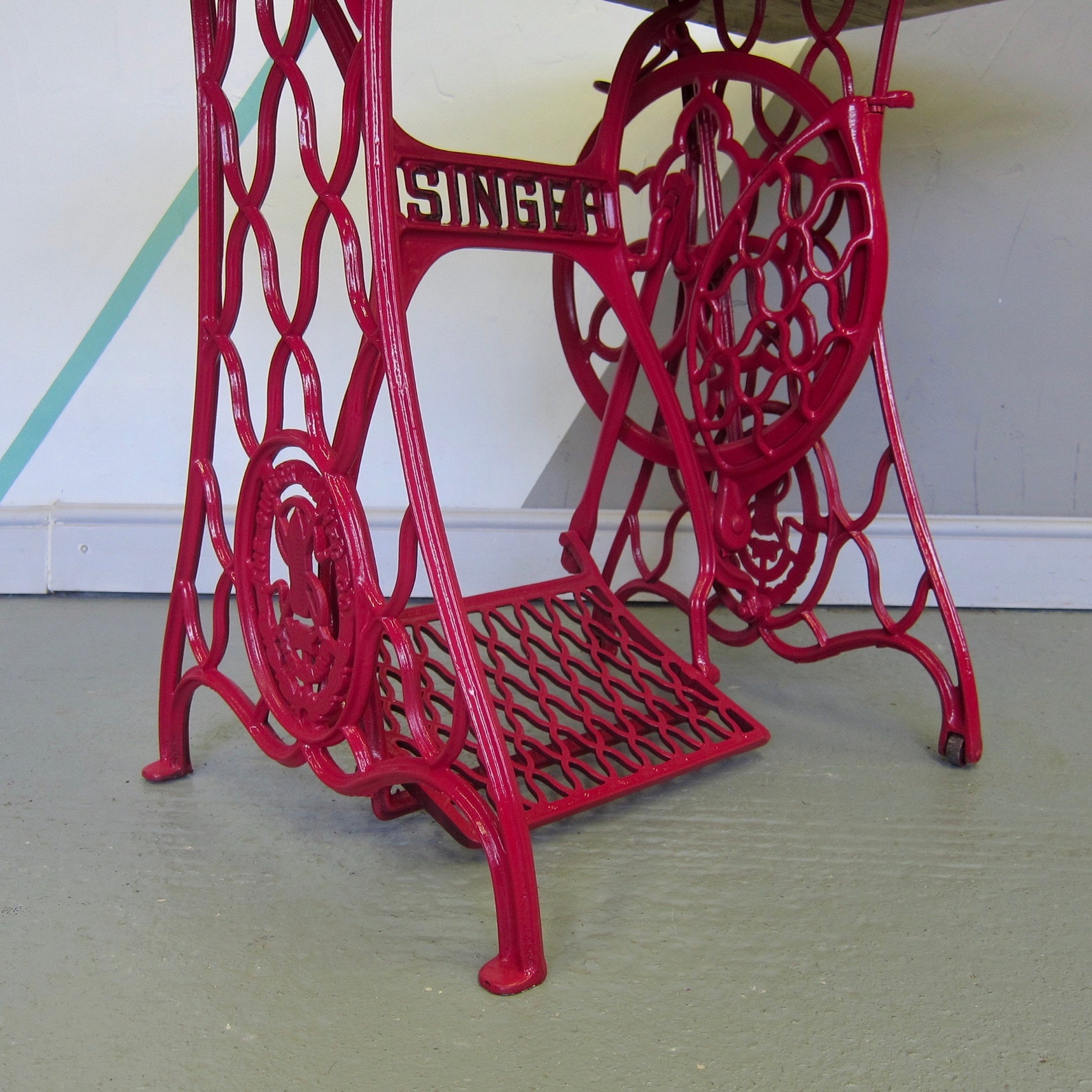 Pink Singer Table Industrial Pine Scaffold Sideboard Desk - Etsy UK