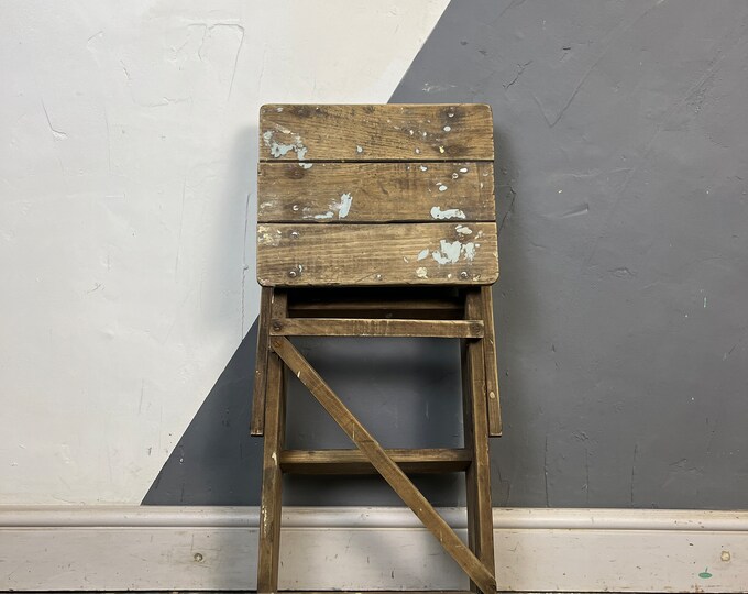 Vintage Ladders Steps Rustic 1940s Farmhouse Bedside Table - Etsy