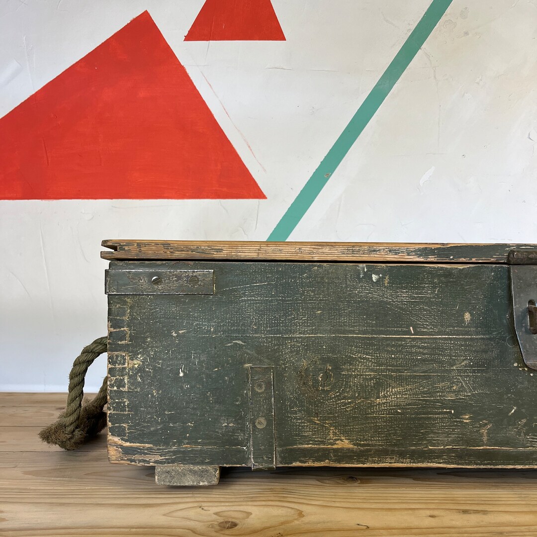 Rustic Pine Trunk Chest Storage Box Vintage Crate - Etsy UK