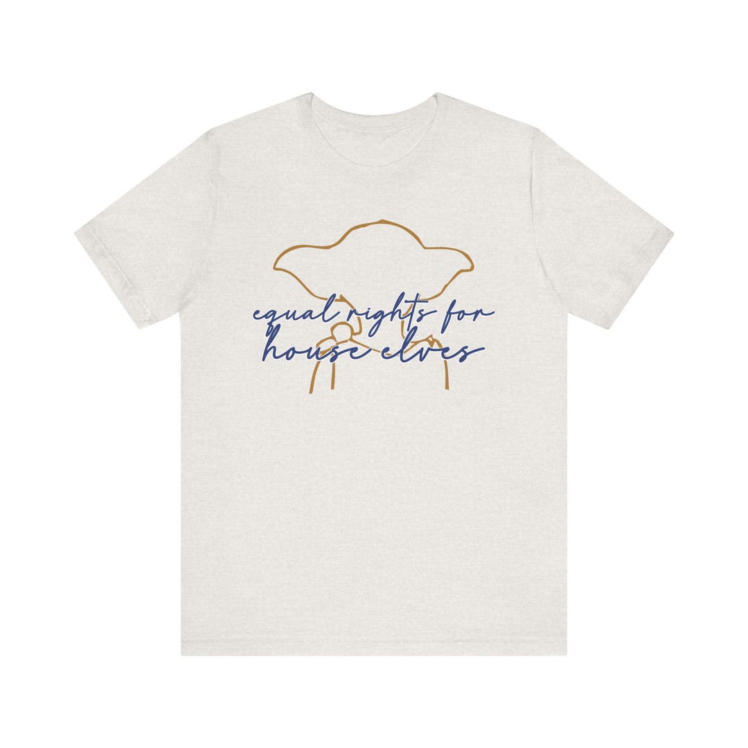 Equal Rights for House Elves T-shirt: Wizarding World Unisex Tee - Etsy