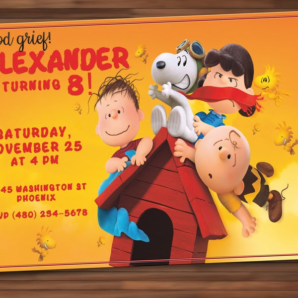 Charlie Brown Party - Etsy