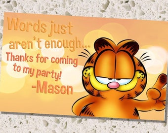 Garfield Thank You - Etsy Israel