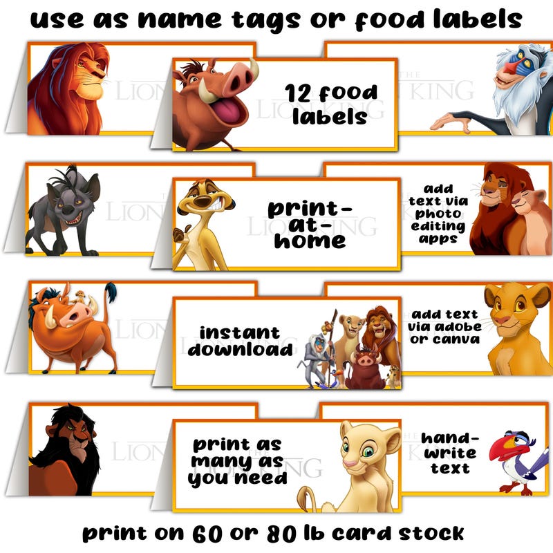 90s Party Table Labels - Etsy