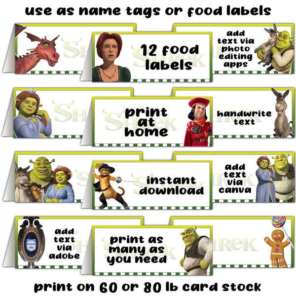 Shrek Stickers - Etsy