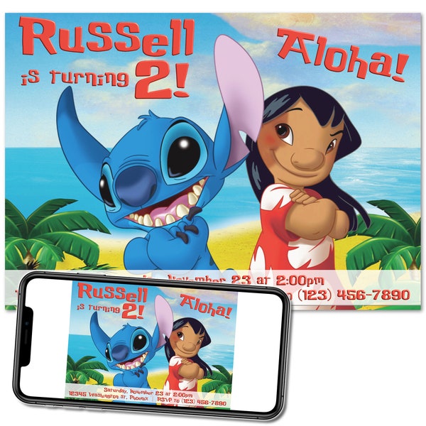 Lilo and Stitch Sleepover Party - Etsy