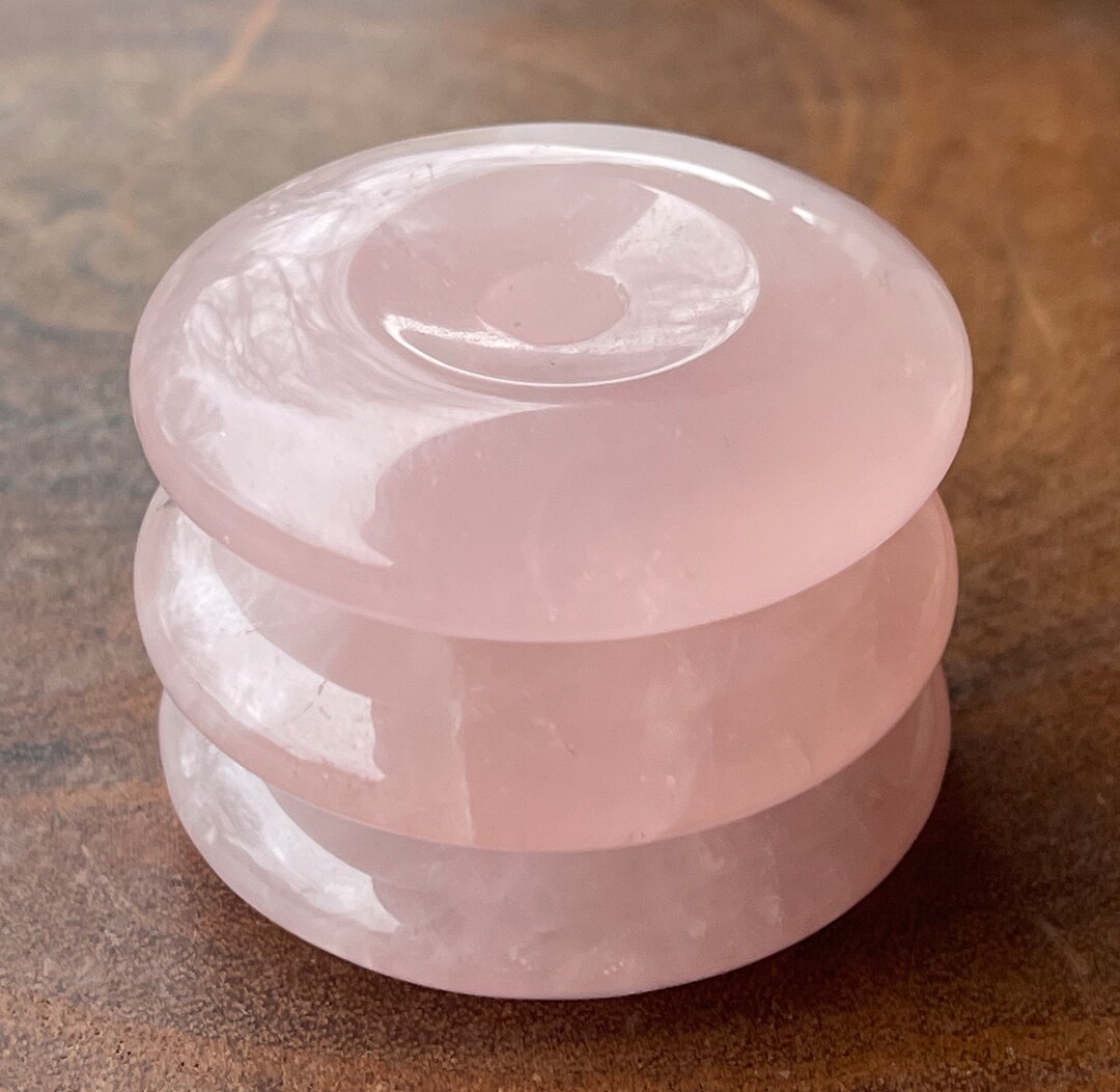 Rose Quartz XL Donut | Rose Quartz Carving | Crystal Donuts | Crystal ...