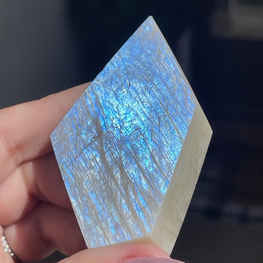 Moonstone HQ Free Form With Incredible Blue Flash, White Moonstone ...