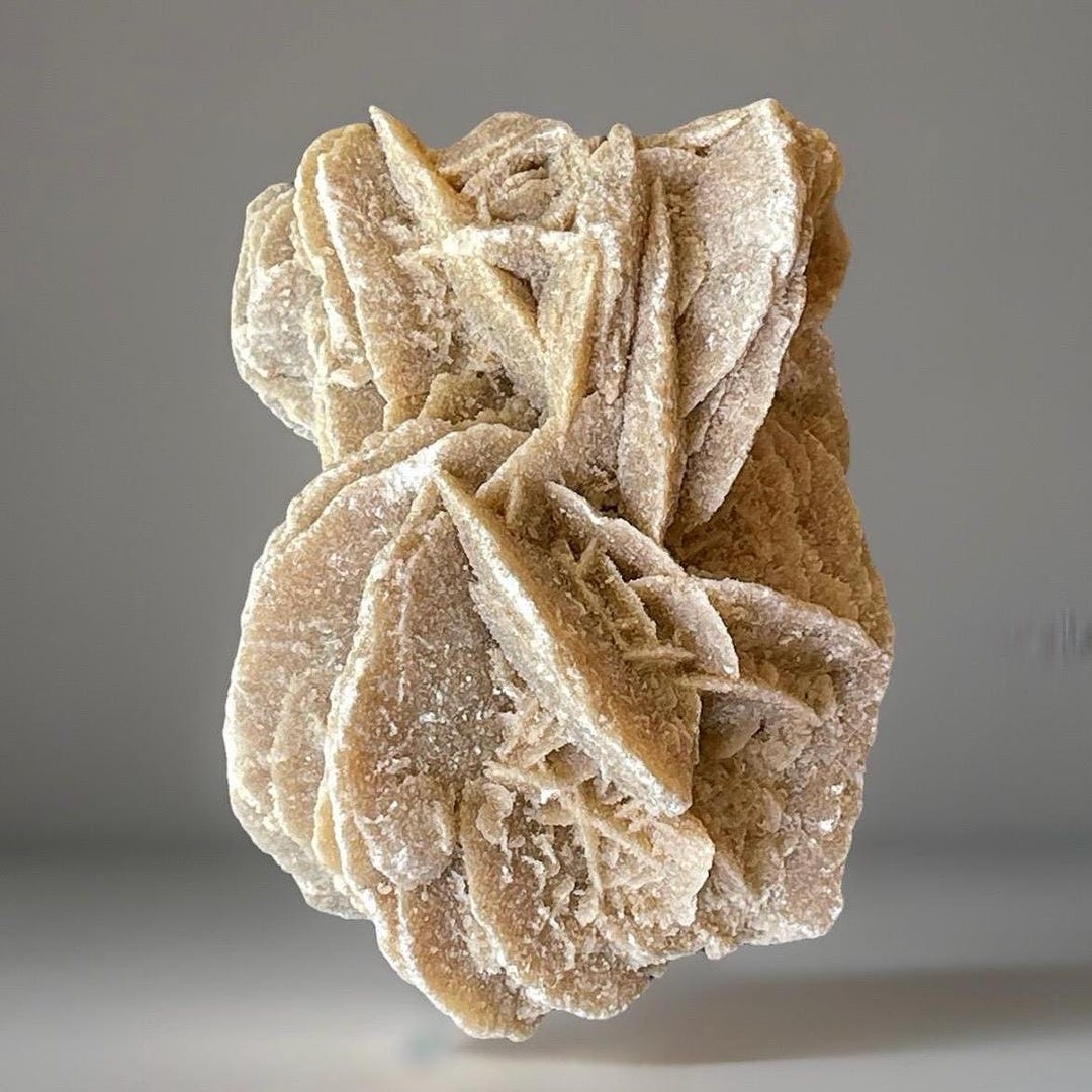Sand Selenite Collectors Specimen, GYPSUM VAR. SELENITE, Natural Sand ...