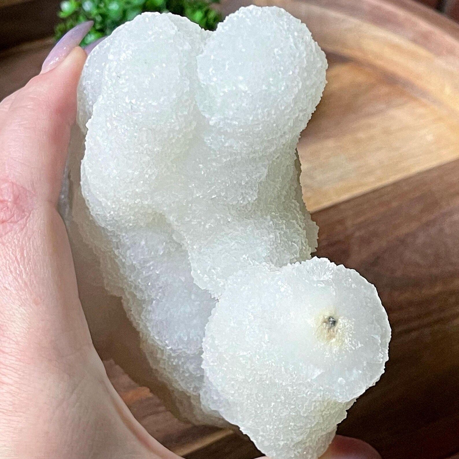 Chalcedony Large Sparkling Stalactite Statement Piece • Fairy Quartz ...