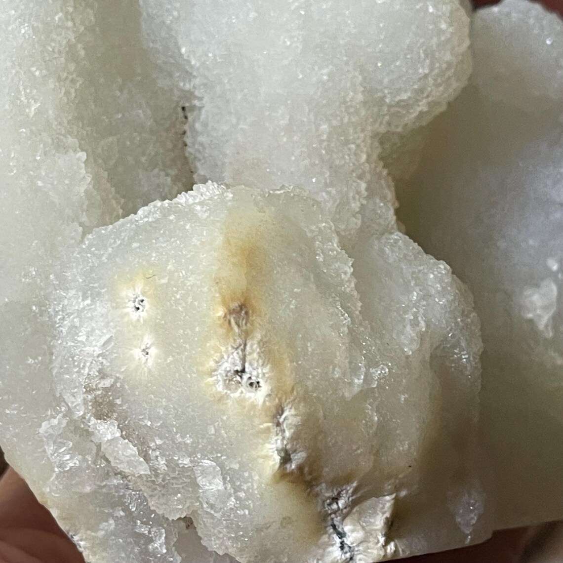 Chalcedony Large Sparkling Stalactite Statement Piece • Fairy Quartz ...