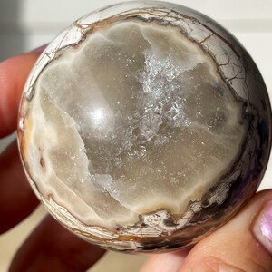 Money Agate Sphere With Quartz • Fortune Agate Crystal - Etsy
