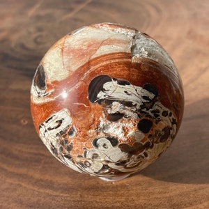 Money Agate Sphere With Quartz • Fortune Agate Crystal - Etsy