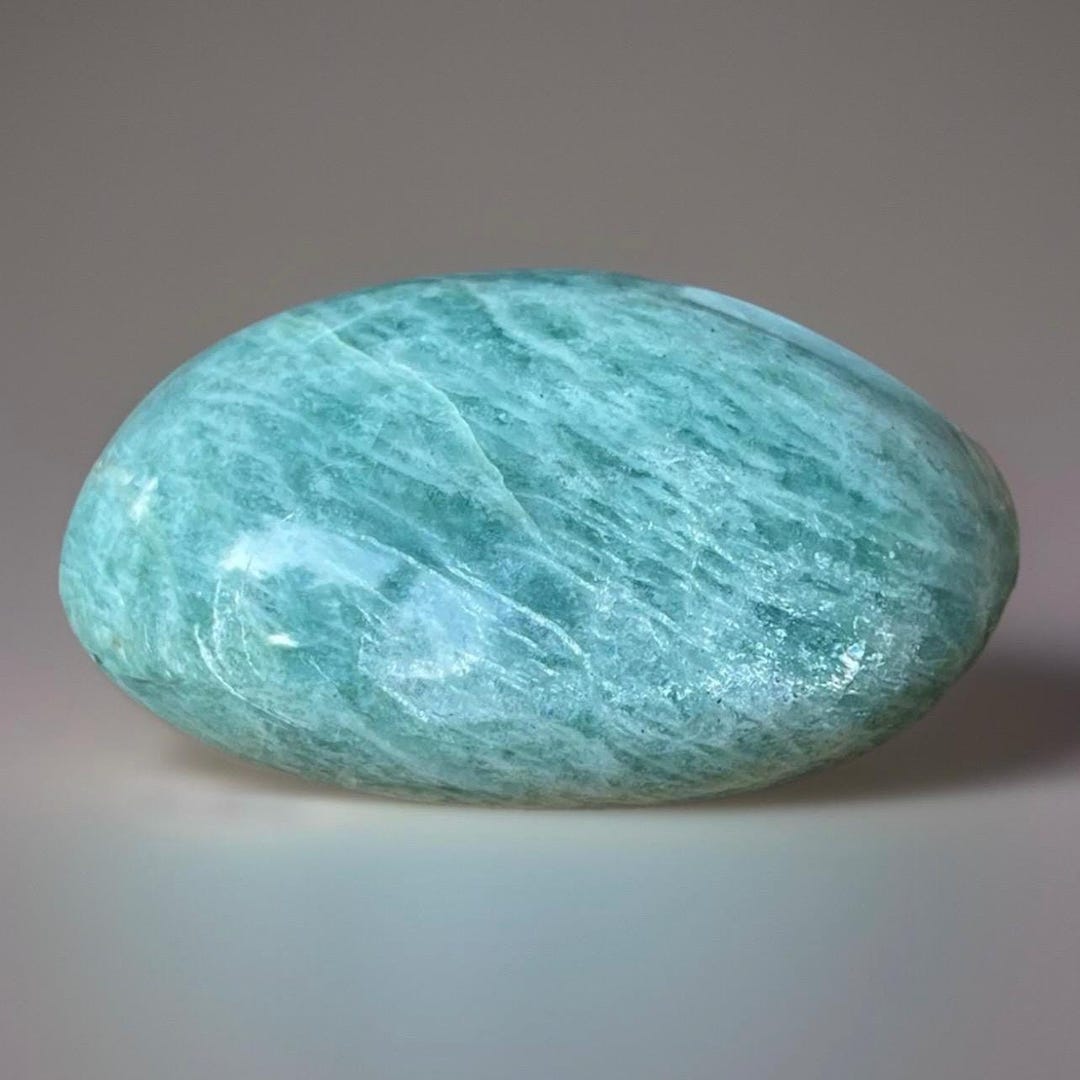 Amazonite Large Palmstone / Hope Stone, Crystal Polished Freeform ...