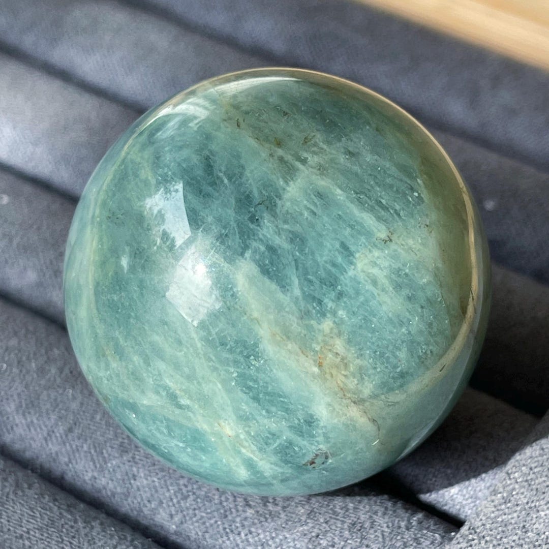 Aquamarine Sphere, Untreated Natural Rare Crystal Specimen, Collectors ...