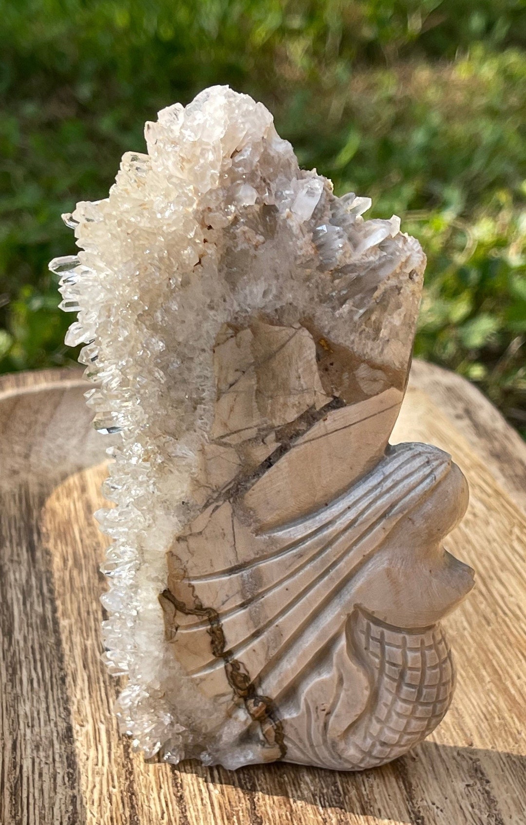 Quartz Cluster Big Mermaid Crystal Quartz Animal Carvings Quartz ...