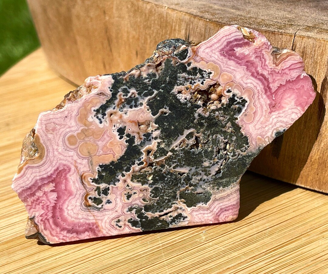 Natural Rhodochrosite Large Slab - Etsy