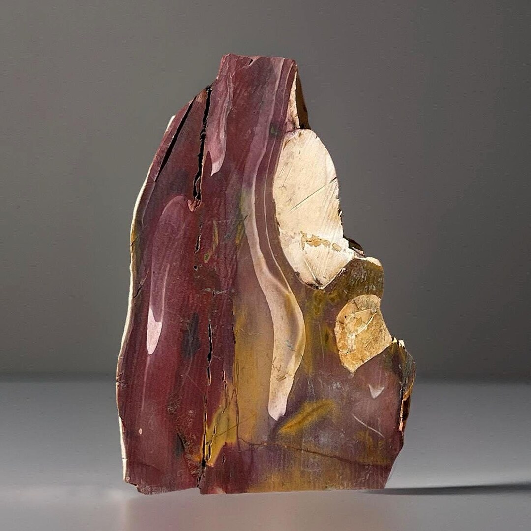 Mookaite Crystal Slab, Colorful Australian Mookite, Unique Crystal Rock ...