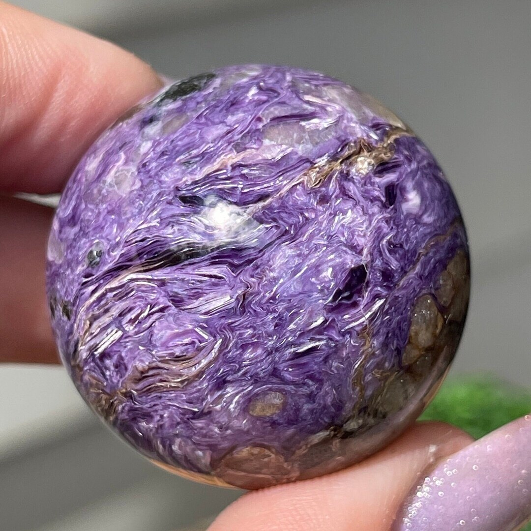Charoite HQ Sphere With a Flash and Stunning Purple Patterns, 99 - Etsy