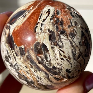 Money Agate Sphere With Quartz • Fortune Agate Crystal - Etsy