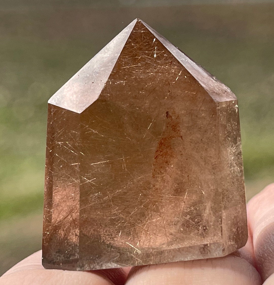 Rutile Quartz Mini Tower Red Gold Rutilated Quartz Point AAA Grade ...