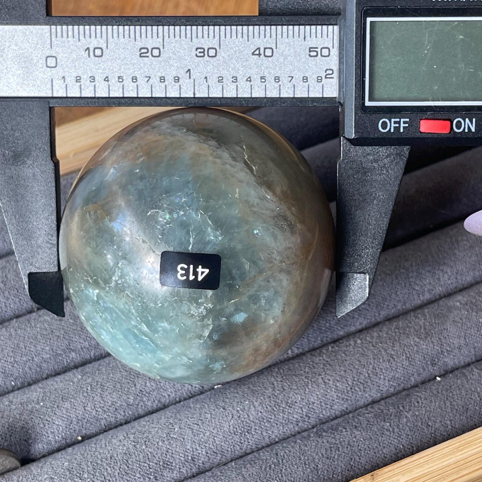 Natural Aquamarine XL Sphere, Untreated Unique Mineral Polished ...