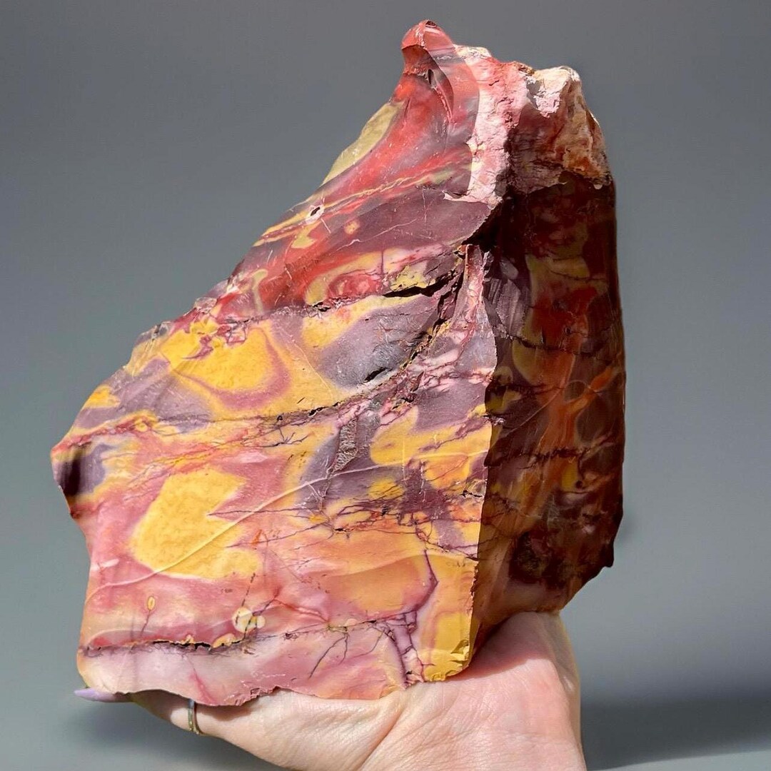 Mookaite Statement Rough Crystal • Colorful Australian Mookite Raw ...