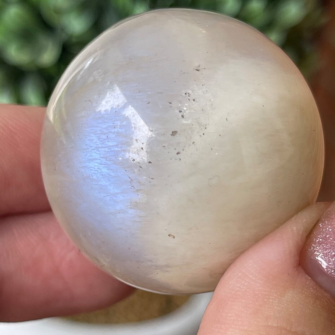 Blue Moonstone High Quality Sphere , Transparent White Moonstone Sphere ...