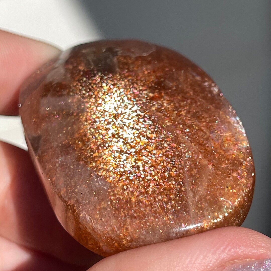 Arusha Sunstone Palm Stone Packed With Confetti on All Sides, AAA Top ...