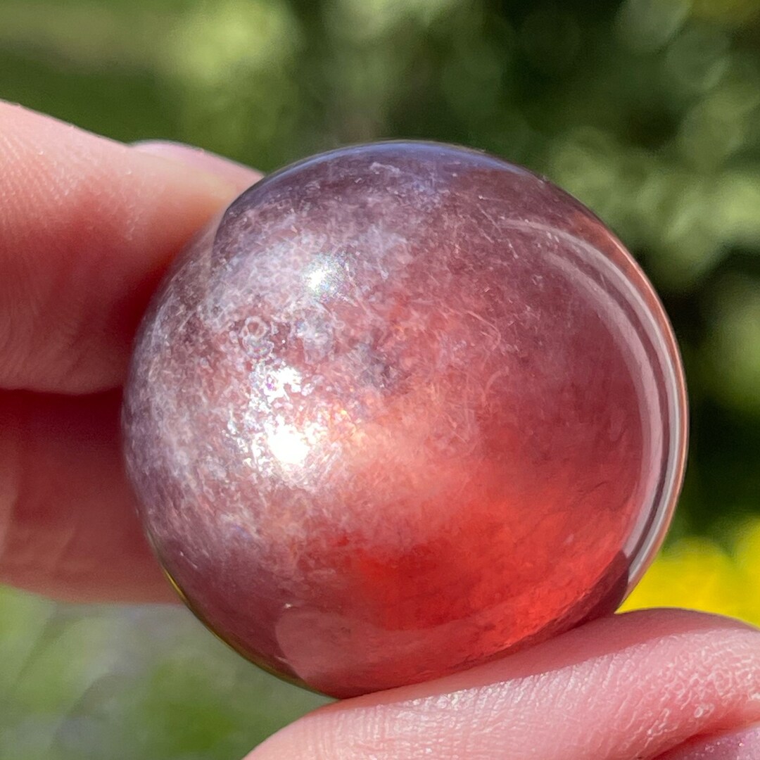 Gem Lepidolite HQ Sphere, Lepidolite Collector Grade Crystal Sphere, #9 ...