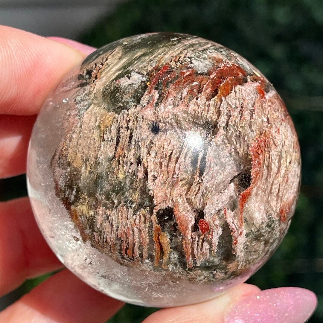 Garden Quartz Lodolite Sphere High Quality AAA Grade Collectors Edition ...