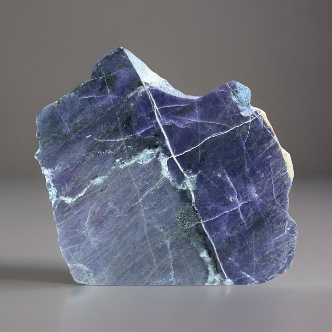 Large Purple Opal Slab / Raw and Polished Purple Opal Slab / Gorgeous ...