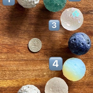 Crystal Moon Sphere Carved Moon Crystal Howlite Moon Aura Quartz Carved ...