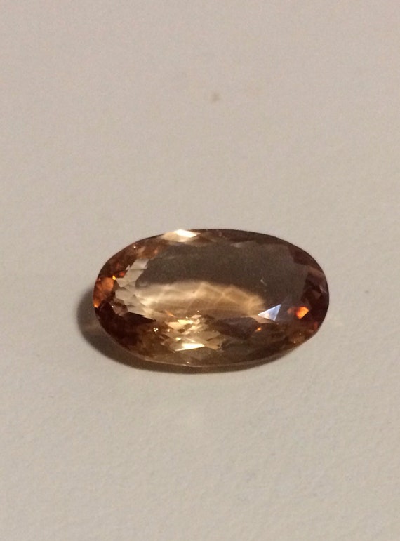 Topaze orange impériale certifiée EGL. Grand 19.07 ct | Etsy