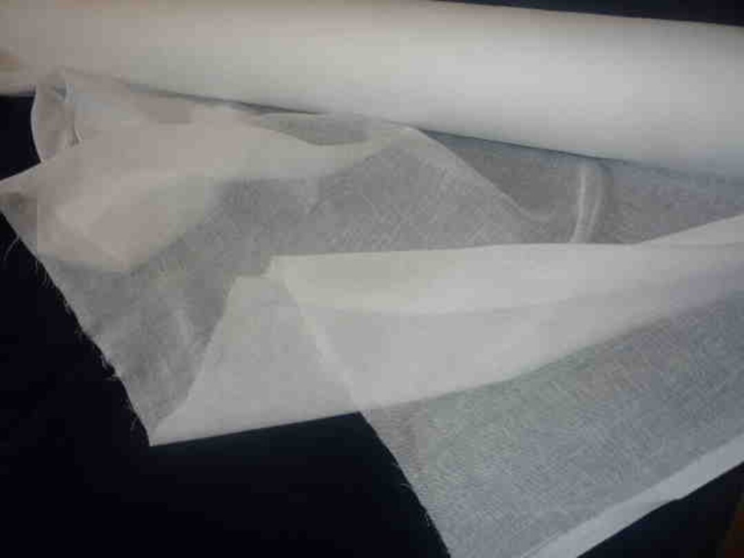 50m Roll Pure Cotton Optic White Muslin - 60" Wide - 65gsm- Good ...