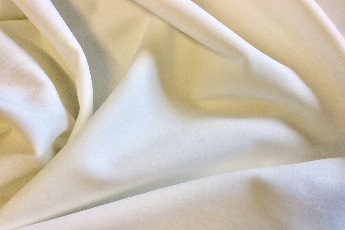 Optic White Cotton Dressmaking Velveteen Fabric - Etsy UK