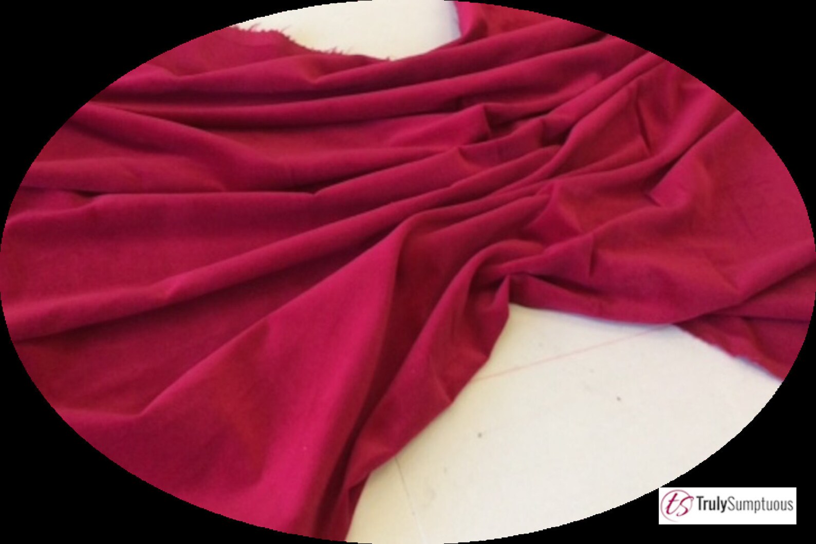 CLARET Cotton Dressmaking Velvet / Velveteen Fabric - Etsy UK