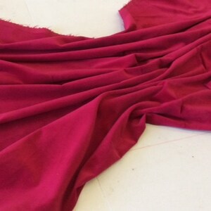 CLARET Cotton Velvet Fabric by the Yard, Velveteen Fabric, Velvet Cloth ...
