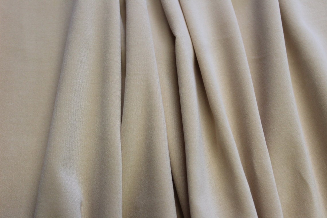 CREAM Cotton Dressmaking Velvet for Crafting and Cushions - Etsy UK