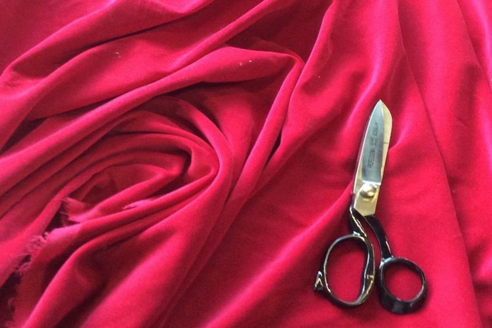 CLARET Cotton Dressmaking Velvet / Velveteen Fabric - Etsy UK