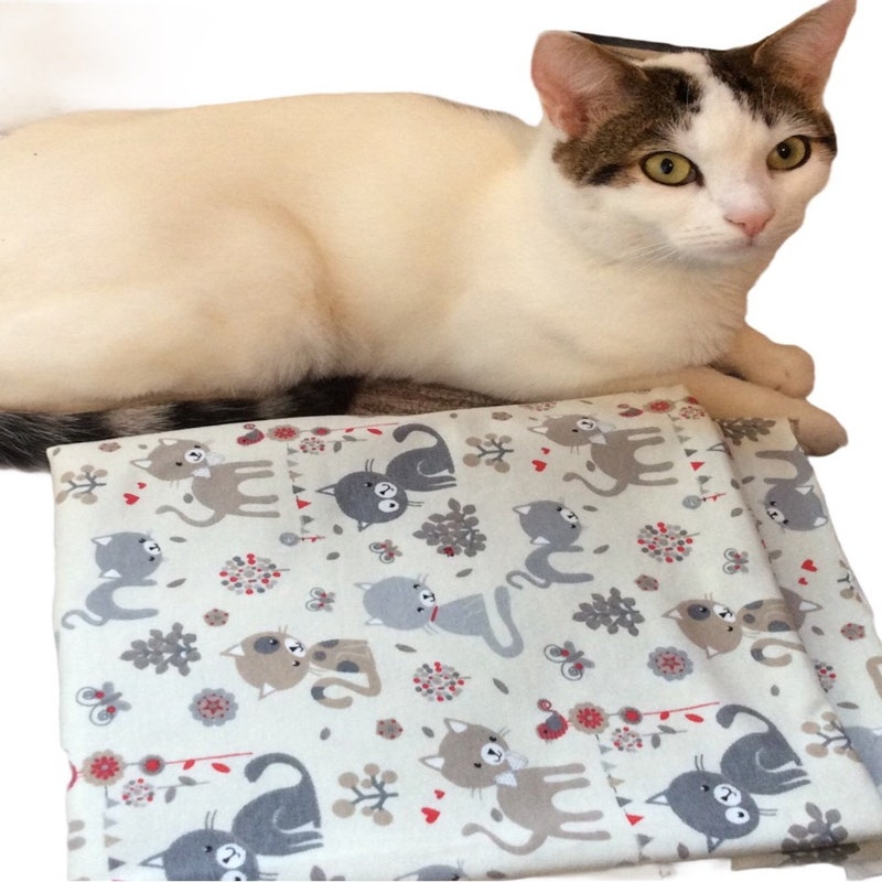 Cat Print Fabric - Etsy