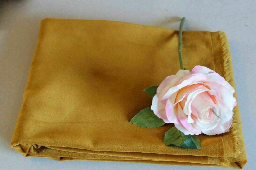 Sunshine Gold Coloured Velvet for Dress Making Skirt Clothes - Golden ...