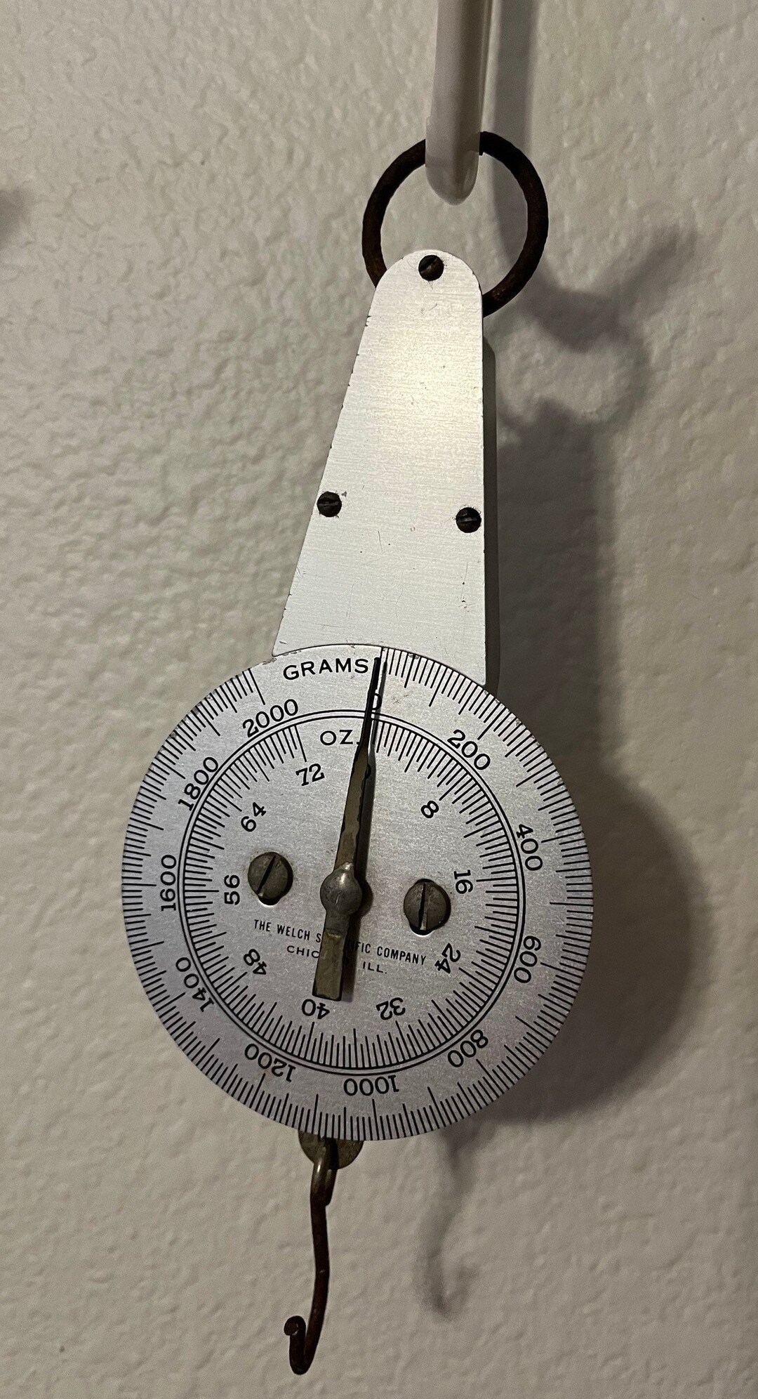 Vintage Hanging Gram/ounce Spring Scale Made by Welch Scientific ...