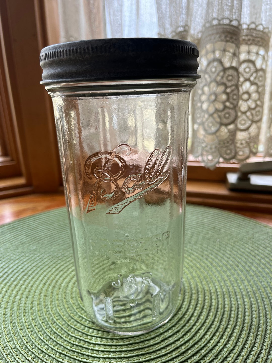 Vintage Freezer Ball Jar - Etsy