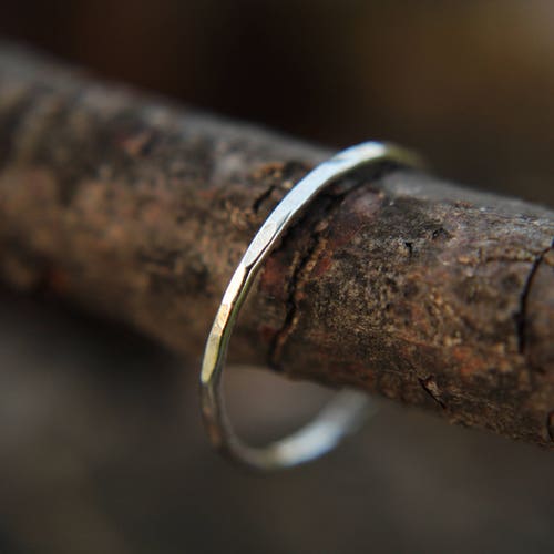 Birthstone Ring Sterling Silver Birthstone Stacking Ring - Etsy Canada